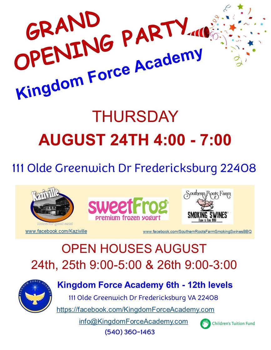Kingdom Force Academy (2023 Profile) - Fredericksburg, VA